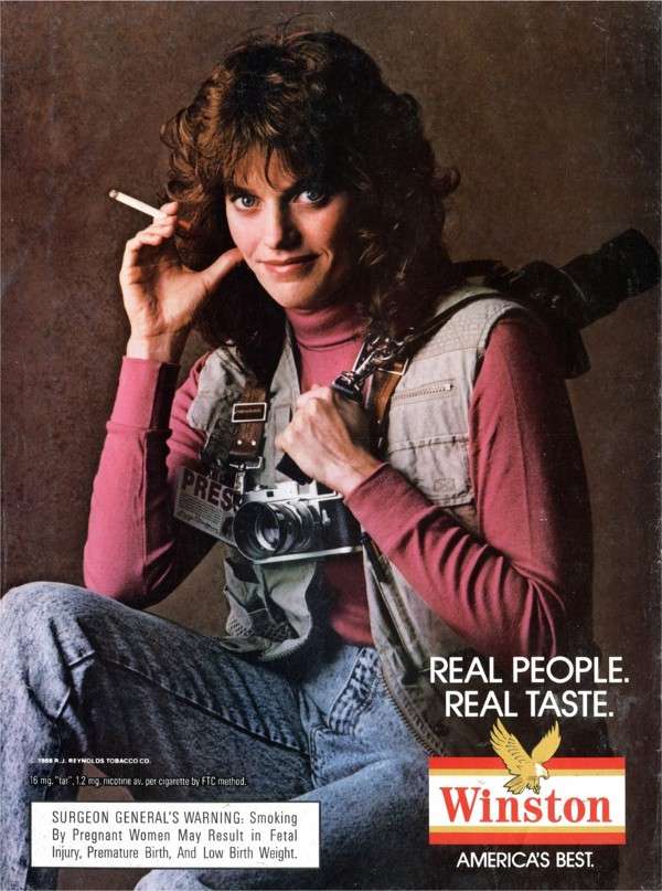 Collection of Vintage Advertising: Winston Cigarettes, 1988–1989 - CigsSpot
