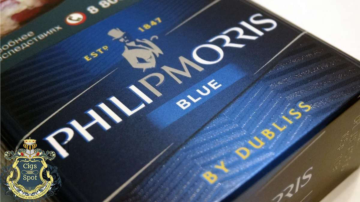The King is dead! Long live... Smoking Philip Morris Blue cigarettes ...